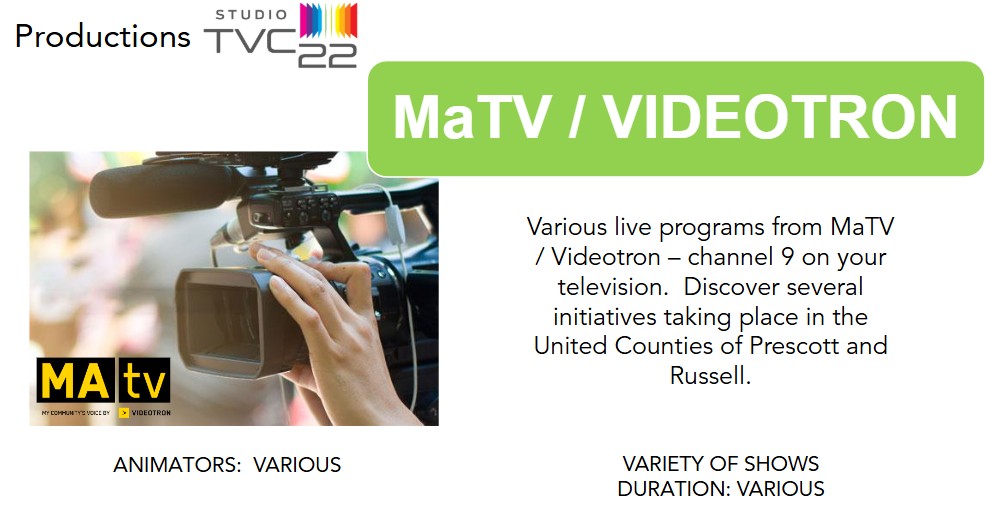 MaTV / Videotron - TVC22
